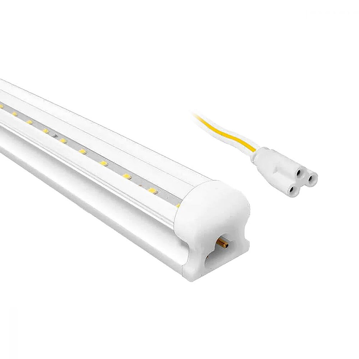Lámpara Tubular Led 21W 6500k 1200 mm Luz de Dia T8 con base Integrada ...