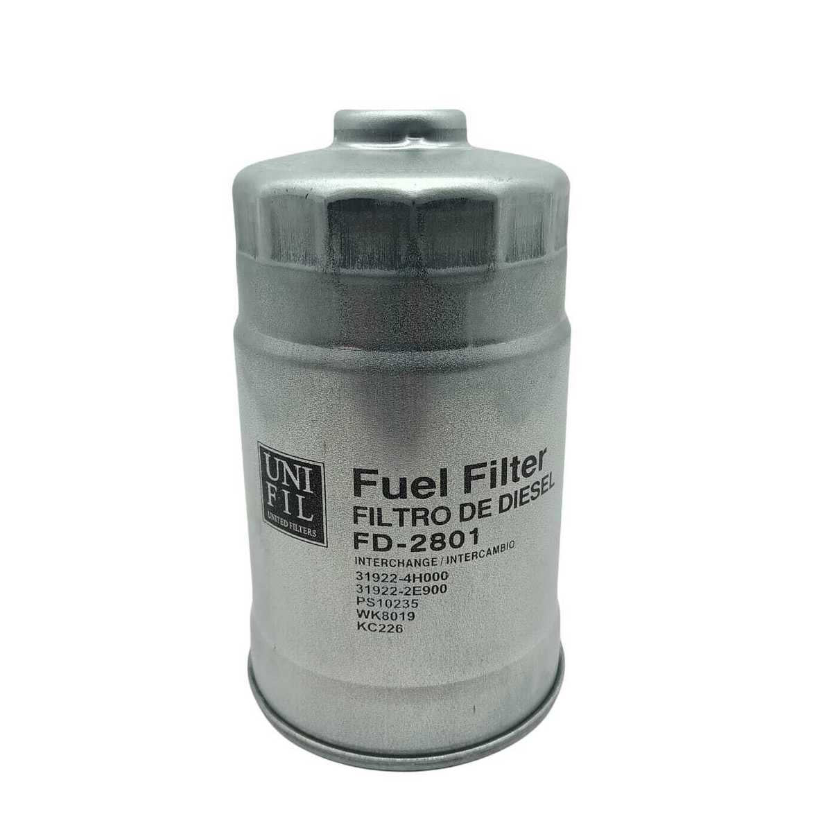Filtro De Diesel Unifil Fd 2801 Mi Autoparte