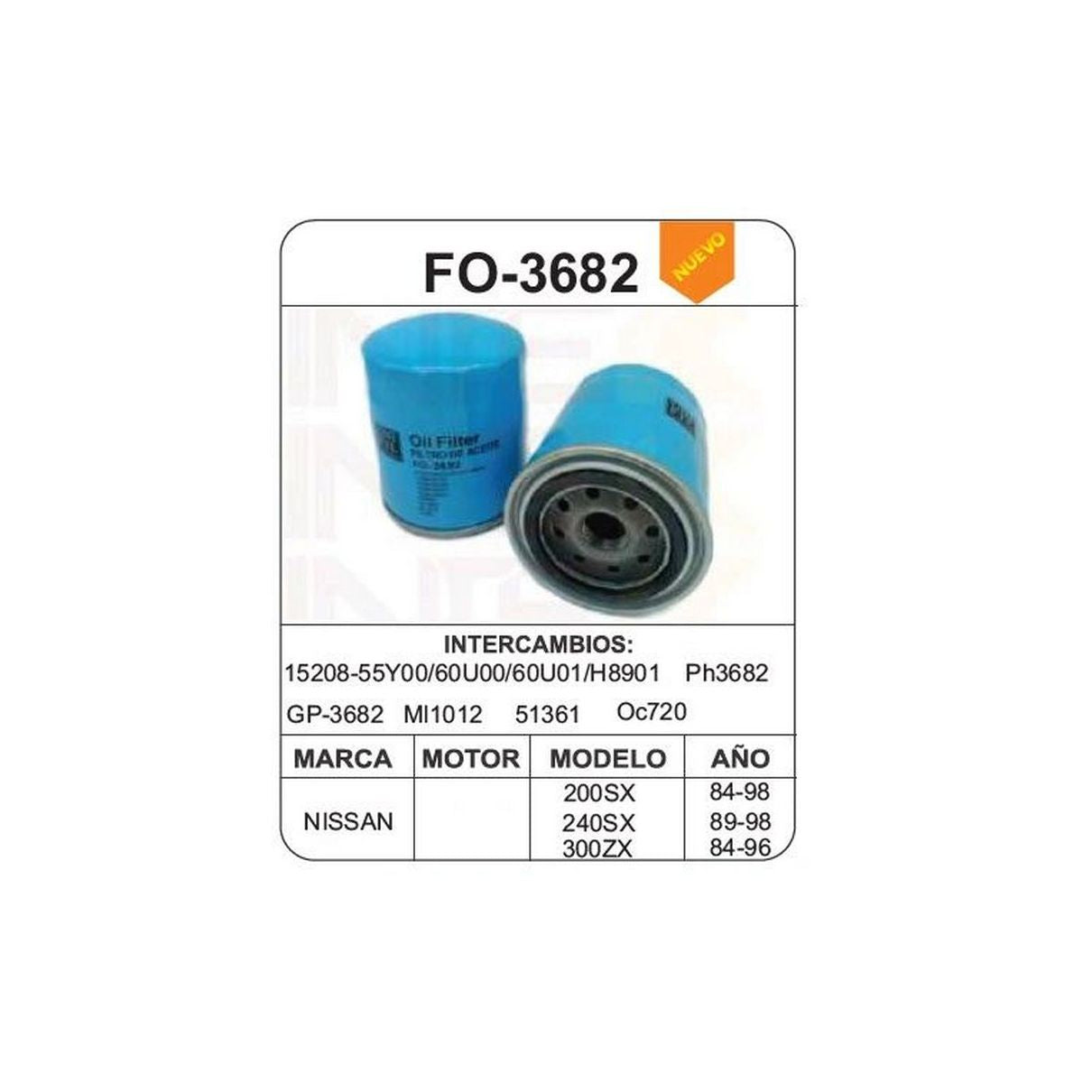 Filtro de Aceite UNIFIL FO-3682 – Mi Autoparte